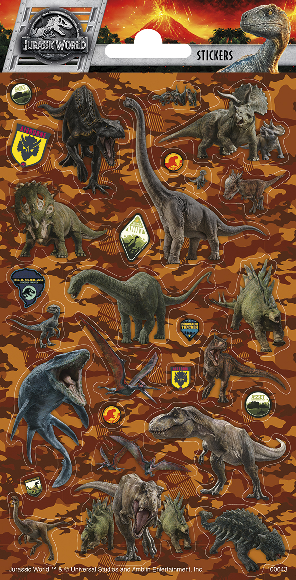 Stickers Jurassic World - Globos Europe