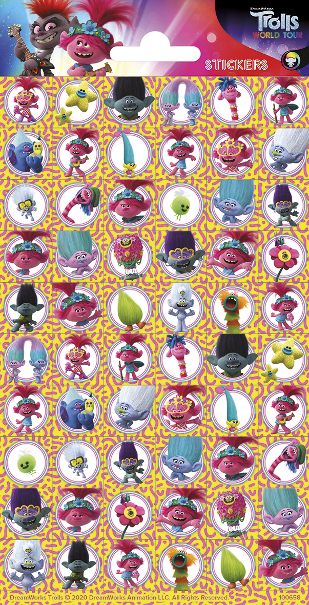 Stickers Trolls WT - Globos Europe