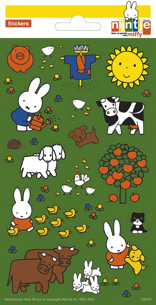 Pegatinas Miffy Granja - Globos Europe