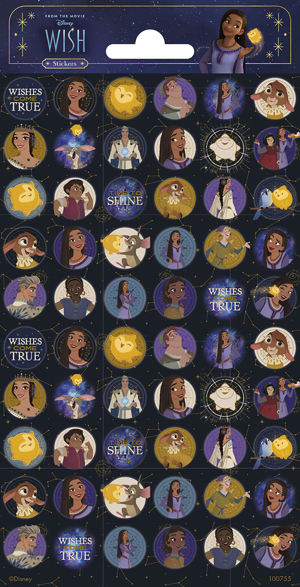 Stickers Disney Wish (mini) - Globos Europe