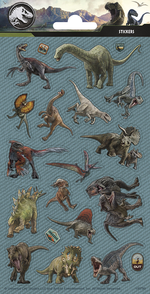 Stickers Jurassic World - Globos Europe