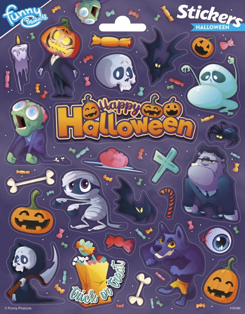 Stickers Large Halloween - Globos Europe