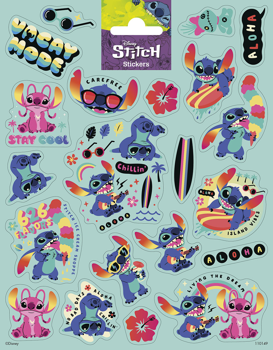 Stickers Large Disney Stitch - Globos Europe