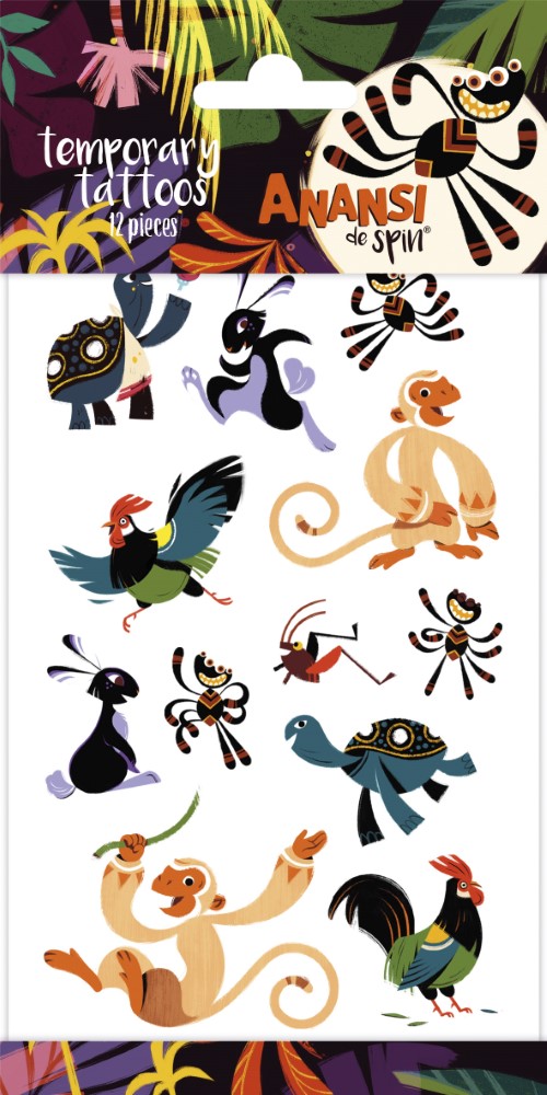 Tattoos Anansi de Spin - Globos Europe