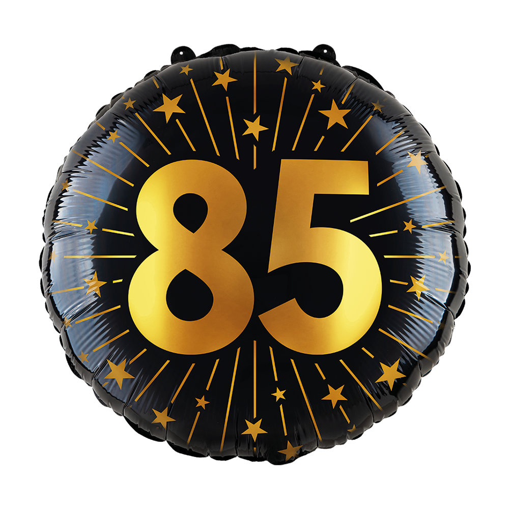 Ballon en aluminium 18" - '85'Golden Celebrations - Globos Europe