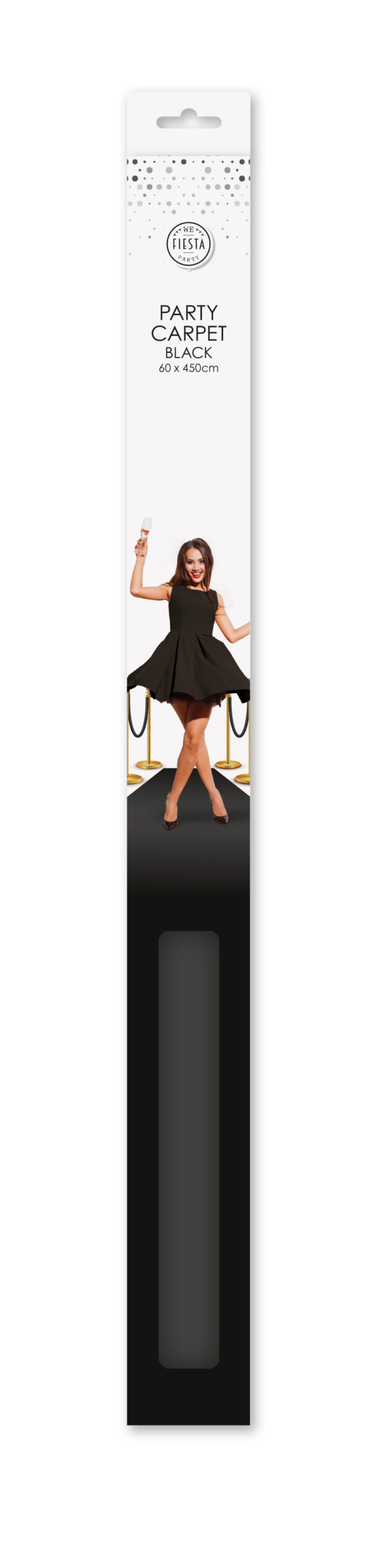 Carpet, 450 x 60cm - Black - Globos Europe