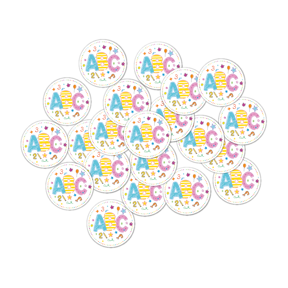 Confeti de mesa de papel, ABC - 16 gramos - Globos Europe