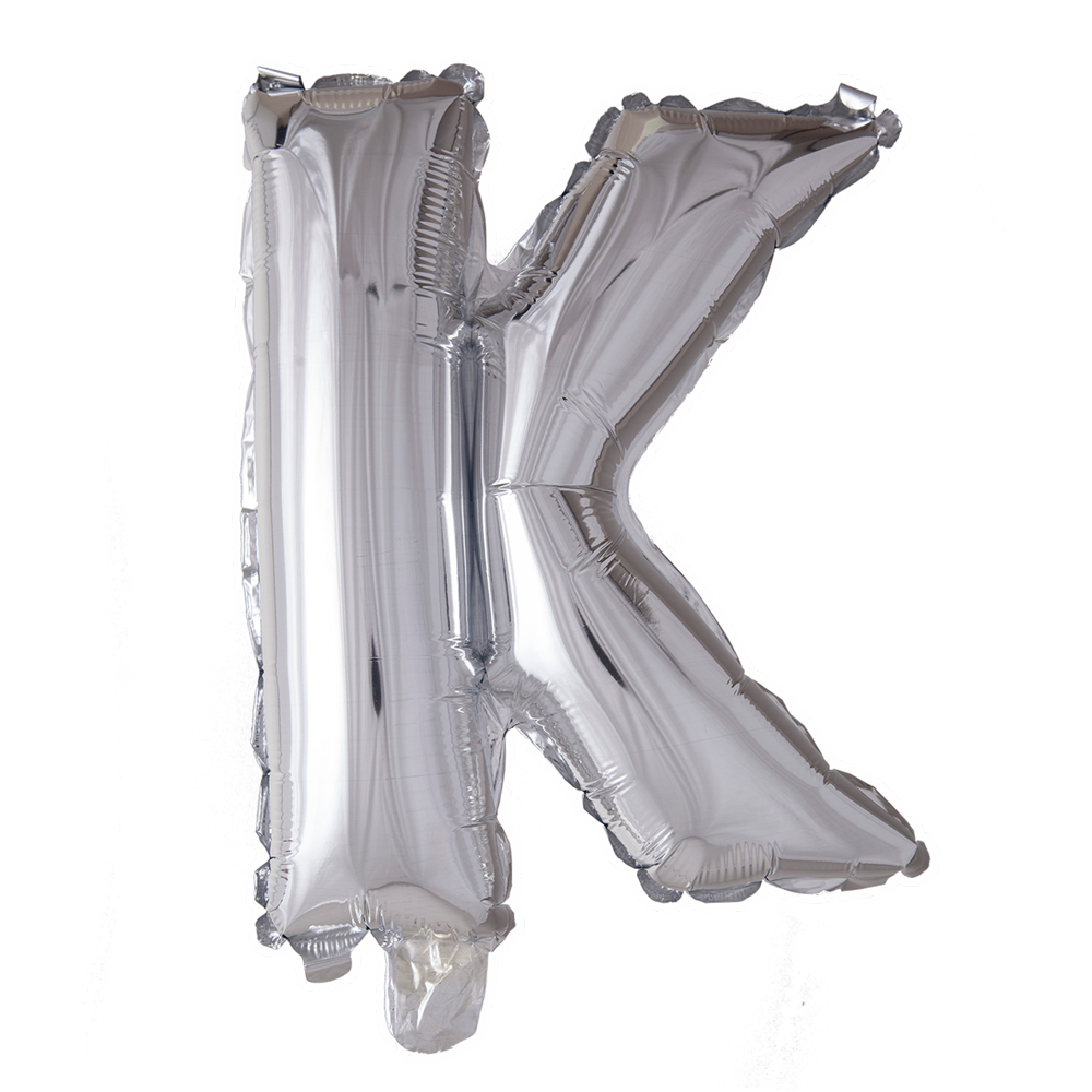 Ballon d'aluminium 16" K argent - Globos Europe