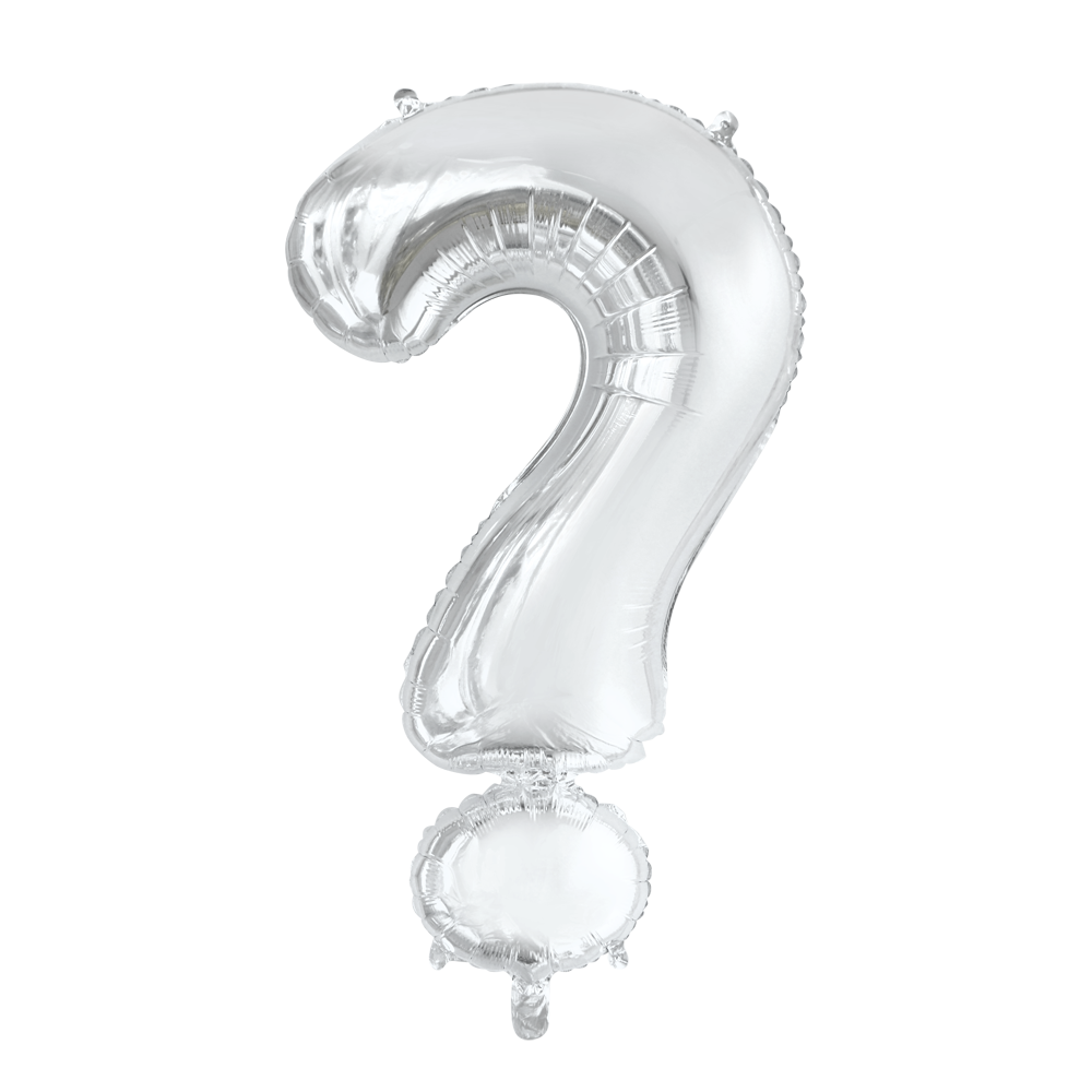 Ballon en aluminium 34" ? argent - Globos Europe