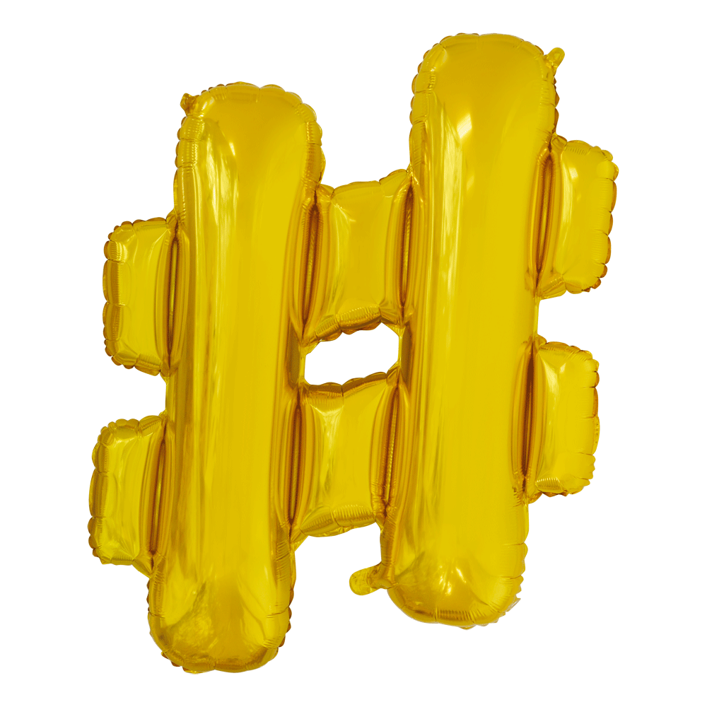 Ballon en aluminium 34" # or - Globos Europe