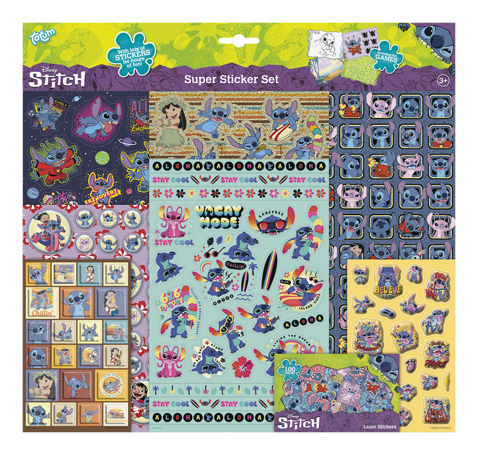 Super sticker set Disney Stitch - Globos Europe